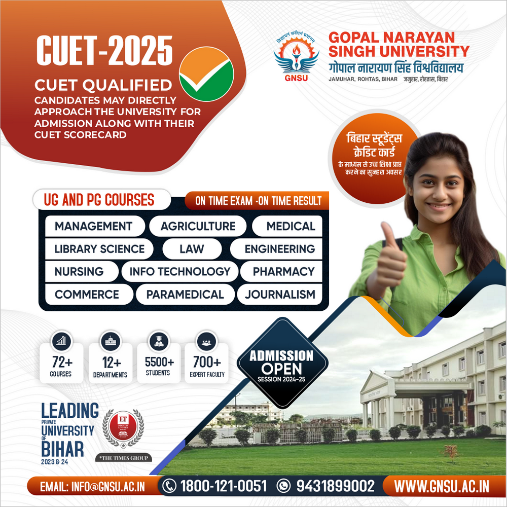 Admission | Gopal Narayan Singh University