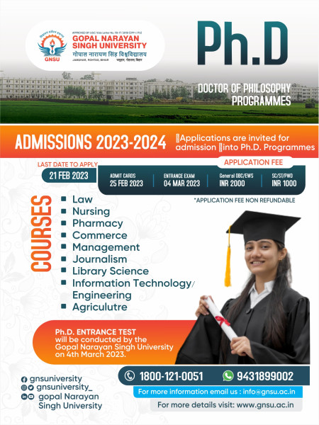 Bachelor of Science - Agriculture (B.Sc. Agri) | Gopal Narayan Singh ...